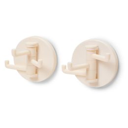 Tchibo - 2 Dreifach-Haken - beige