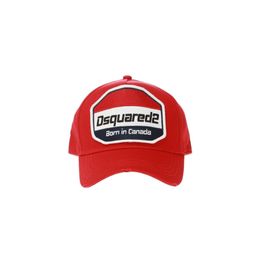 Dsquared2 Cap 'BCM0314-4065' Herren Gr&ouml;&szlig;e 54/64 rot