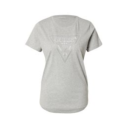 Guess T-Shirt Damen Gr&ouml;&szlig;e XS graumeliert / transparent / wei&szlig;