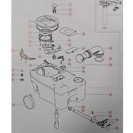 Thetford Tankplatte f&uuml;r Abwassertank C 250, C260