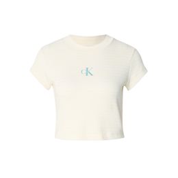 Calvin Klein Jeans T-Shirt Damen Gr&ouml;&szlig;e M pastellgelb / hellgelb