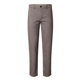 Selected Chino Pants 'SLHMiles' male size 34 Brown / Light brown