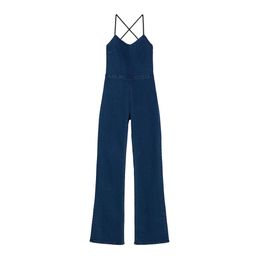 Bershka Jumpsuit Damen Gr&ouml;&szlig;e S blue denim