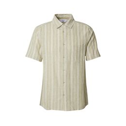 DAN FOX APPAREL Hemd 'Ole' Herren Gr&ouml;&szlig;e M beige / sand / wei&szlig;