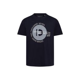 Tom Tailor Denim T-Shirt Herren Gr&ouml;&szlig;e XS dunkelblau / grau / wei&szlig;