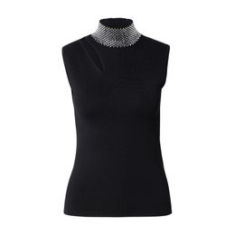 Liu Jo Stricktop Damen Gr&ouml;&szlig;e XL schwarz / transparent