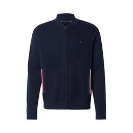 Tommy Hilfiger Strickjacke Herren Gr&ouml;&szlig;e S blau / rot / wei&szlig;