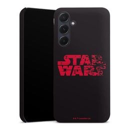 DeinDesign Galaxy A55 5G Handy Premium Case Smartphone Handyh&uuml;lle Schutzh&uuml;lle matt Star Wars Merchandise Logo Premium Case