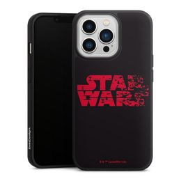 DeinDesign iPhone 13 Pro Handy Premium Silikon H&uuml;lle Handyh&uuml;lle schwarz Case Star Wars Merchandise Logo Silikon Premium Case