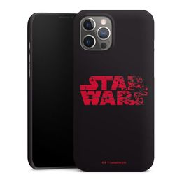 DeinDesign iPhone 12 Pro Max Handy Premium Case Smartphone Handyh&uuml;lle Schutzh&uuml;lle matt Star Wars Merchandise Logo Premium Case