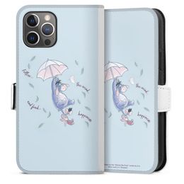 DeinDesign iPhone 12 Pro Handy Klapph&uuml;lle Handyh&uuml;lle aus Kunst Leder wei&szlig; Flip Case Official Licensed Product Winnie The Pooh Eeyore Disney Sideflip mit Lasche
