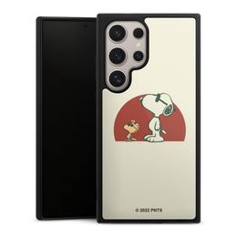 DeinDesign Galaxy S24 Ultra Handy Gallery Case Handyh&uuml;lle 9H Geh&auml;rtetes Glas R&uuml;ckseite H&uuml;lle Snoopy Official Licensed Product Kindheit Gallery Case