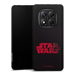 DeinDesign Xiaomi Redmi Note 14 Pro 5G Handy Premium Silikon H&uuml;lle Handyh&uuml;lle schwarz Case Star Wars Merchandise Logo Silikon Premium Case