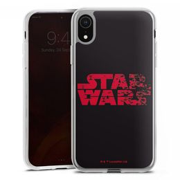 DeinDesign iPhone Xr Handy Silikon H&uuml;lle Case transparent Handyh&uuml;lle Star Wars Merchandise Logo Silikon Case