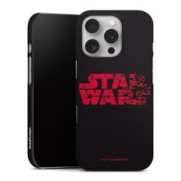 DeinDesign iPhone 16 Pro Handy Premium Case Smartphone Handyh&uuml;lle Schutzh&uuml;lle matt Star Wars Merchandise Logo Premium Case