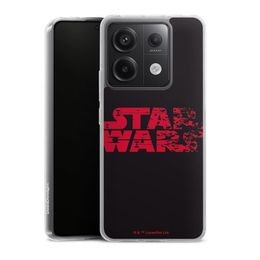 DeinDesign Xiaomi Redmi Note 13 Pro 5G Handy Silikon H&uuml;lle Case transparent Handyh&uuml;lle Star Wars Merchandise Logo Silikon Case