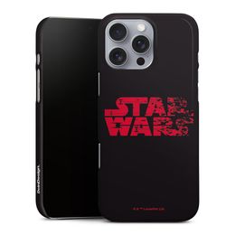 DeinDesign iPhone 16 Pro Max Handy Premium Case Smartphone Handyh&uuml;lle Schutzh&uuml;lle gl&auml;nzend Star Wars Merchandise Logo Premium Case