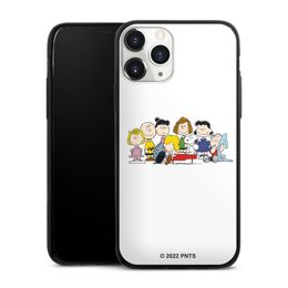 DeinDesign iPhone 11 Pro Handy Slim Case extra d&uuml;nn Silikon Handyh&uuml;lle schwarz H&uuml;lle Kindheit Peanuts Merchandise Silikon Slim Case