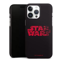 DeinDesign iPhone 14 Pro Max Handy Premium Case Smartphone Handyh&uuml;lle Schutzh&uuml;lle matt Star Wars Merchandise Logo Premium Case