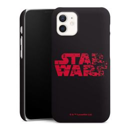 DeinDesign iPhone 12 mini Handy Premium Case Smartphone Handyh&uuml;lle Schutzh&uuml;lle matt Star Wars Merchandise Logo Premium Case