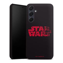 DeinDesign Galaxy A55 5G Handy Premium Case Smartphone Handyh&uuml;lle Schutzh&uuml;lle gl&auml;nzend Star Wars Merchandise Logo Premium Case