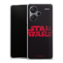 DeinDesign Xiaomi Redmi Note 13 Pro Plus Handy Silikon H&uuml;lle Case transparent Handyh&uuml;lle Star Wars Merchandise Logo Silikon Case