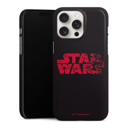 DeinDesign iPhone 15 Pro Max Handy Premium Case Smartphone Handyh&uuml;lle Schutzh&uuml;lle gl&auml;nzend Star Wars Merchandise Logo Premium Case