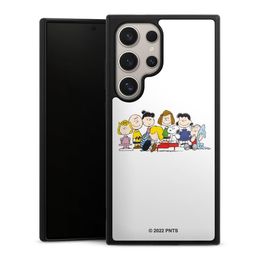 DeinDesign Galaxy S24 Ultra Handy Gallery Case Handyh&uuml;lle 9H Geh&auml;rtetes Glas R&uuml;ckseite H&uuml;lle Merchandise Kindheit Peanuts Gallery Case