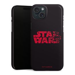 DeinDesign iPhone 15 Plus Handy Premium Case Smartphone Handyh&uuml;lle Schutzh&uuml;lle gl&auml;nzend Star Wars Merchandise Logo Premium Case
