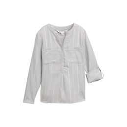 Tom Tailor Bluse Damen Gr&ouml;&szlig;e S stone / wei&szlig;