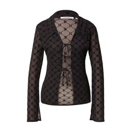 Oval Square Bluse 'Fierce' Damen Gr&ouml;&szlig;e L schwarz