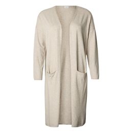 Only Carmakoma Strickjacke 'CARNew Esly' Damen Gr&ouml;&szlig;e 7XL taupe