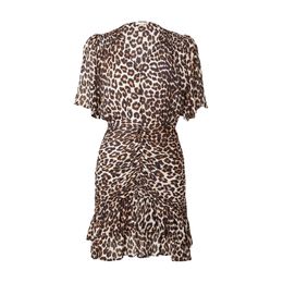 Suncoo Kleid 'CHERRY' Damen Gr&ouml;&szlig;e 36 ecru / cognac / schwarz Sommerkleid