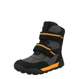 Geox Snowboots 'TREKKYUP' Jungen Gr&ouml;&szlig;e 34 grau / orange / schwarz