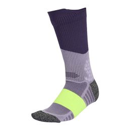 adidas Performance Sportsocken 'RUNxBOOST' Damen Gr&ouml;&szlig;e 46/48 neongr&uuml;n / aubergine / flieder / schwarzmeliert
