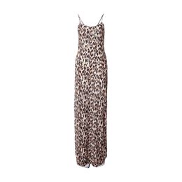 Only Kleid 'ONLCindy' Damen Gr&ouml;&szlig;e 40 dunkelbeige / brokat / schwarz Sommerkleid