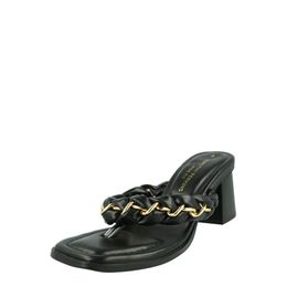 Dorothy Perkins T-Bar Sandals female size 40/40.5 Gold / Black