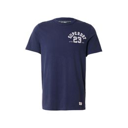 Superdry & Co Shirt male size XXXL marine blue / Grey / Light grey / Red