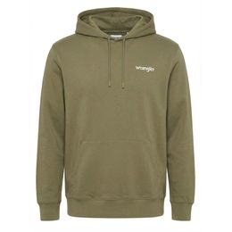 Wrangler Sweatshirt 'LOGO HOODIE' Herren Gr&ouml;&szlig;e L oliv