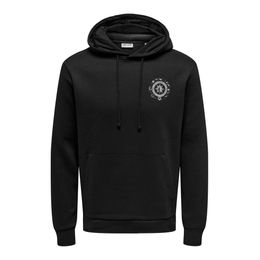 Only & Sons Only & Sons Sweatshirt 'ONSCHASE' Herren Gr&ouml;&szlig;e XL grau / schwarz