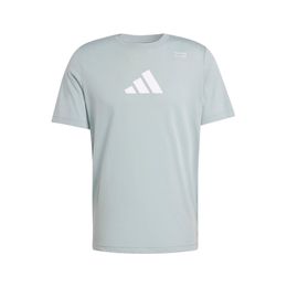 adidas Performance Funktionsshirt 'CLIMACOOL CATEGORY TRAINING GRAPHIC' Herren Gr&ouml;&szlig;e M mint / wei&szlig;