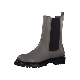 s.Oliver Chelsea Boots Damen Gr&ouml;&szlig;e 38 taupe / schwarz Winterschuhe