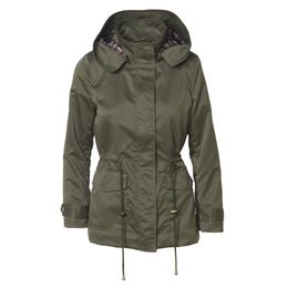 Koroshi Parka Damen Gr&ouml;&szlig;e M marine / khaki / rot / wei&szlig;