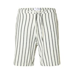 Selected Shorts 'SLHREGSAL' Herren Gr&ouml;&szlig;e 31/32 creme / schwarz