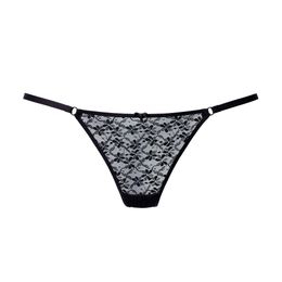 Vivance By Lascana String Damen Gr&ouml;&szlig;e L/XL schwarz