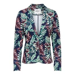 Only Blazer 'ONLJENNY' Damen Gr&ouml;&szlig;e 36 navy / rostbraun / schilf / pastellgr&uuml;n