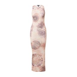 Nasty Gal Kleid Damen Gr&ouml;&szlig;e 32 camel / navy / braun / gr&uuml;n Sommerkleid