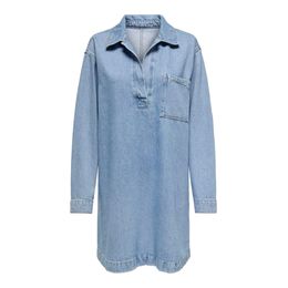 Only Blusenkleid 'BIRDIE' Damen Gr&ouml;&szlig;e 34 blue denim / hellblau Sommerkleid