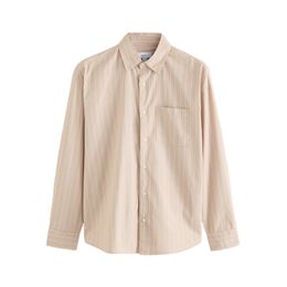 next Hemd Herren Gr&ouml;&szlig;e XS beige / marine / wei&szlig;