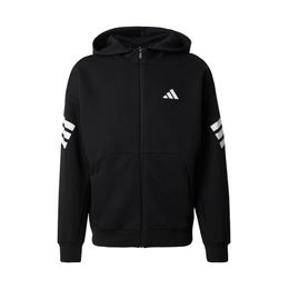 adidas Sportswear Sportsweatjacke 'FI' Herren Gr&ouml;&szlig;e XS schwarz / wei&szlig;